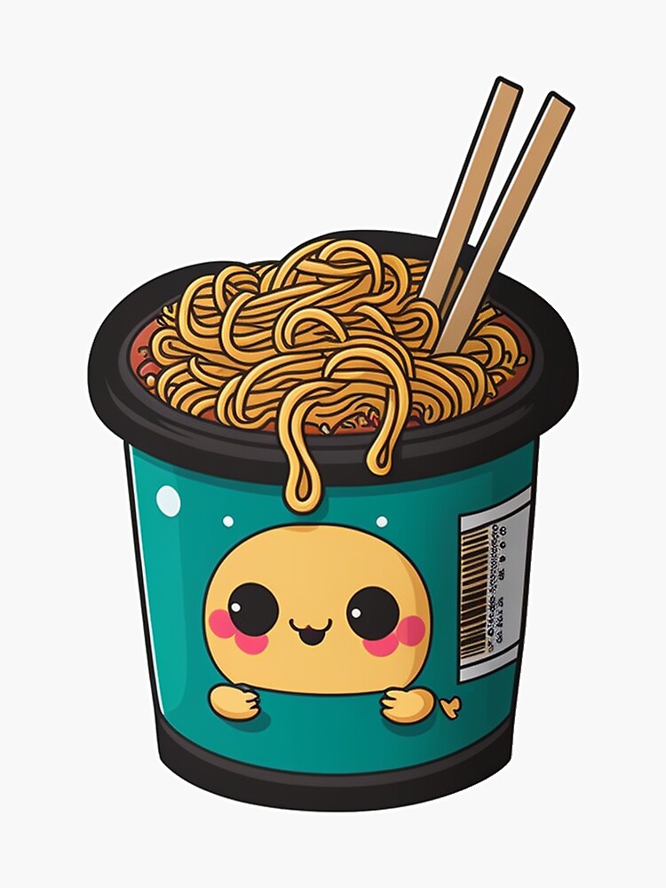 "Cup of Noodle sticker" Sticker for Sale by RickAye | Redbubble