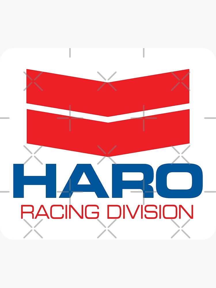 "Haro BMX Racing Division White Red Blue" Sticker for Sale by ...