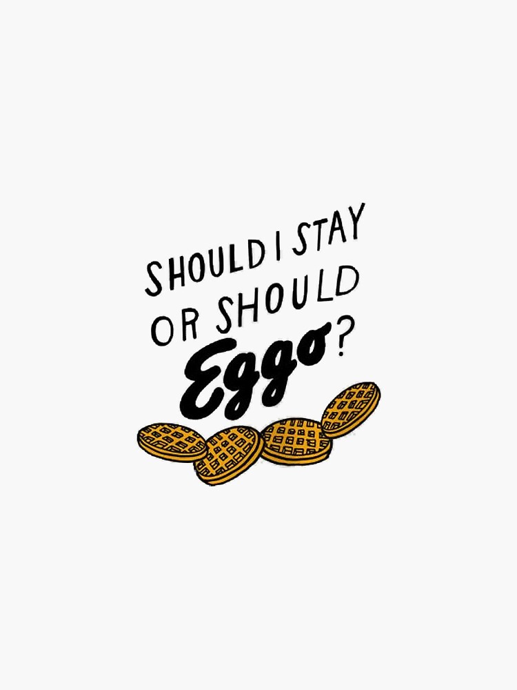 "Stranger Things Eggo Waffle Sticker " Sticker for Sale by belledesigns | Redbubble