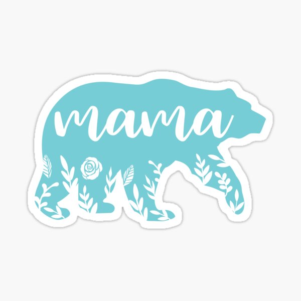 "Mama Bear Sticker" Sticker for Sale by ToNiToNe89 | Redbubble