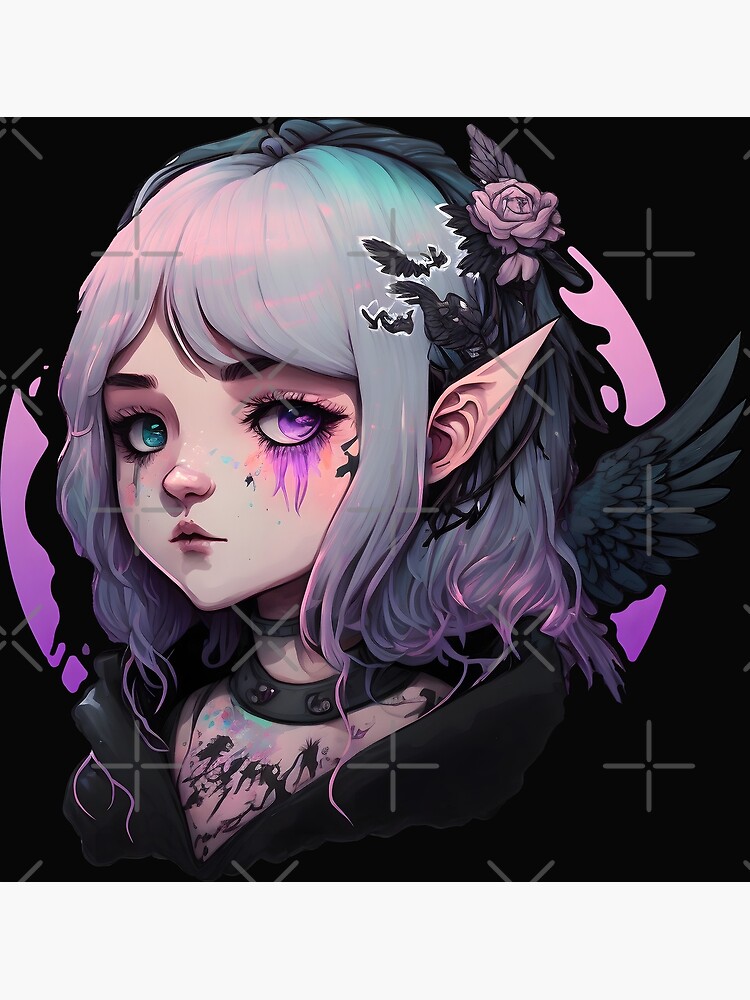 Pastel Goth Purple Hair