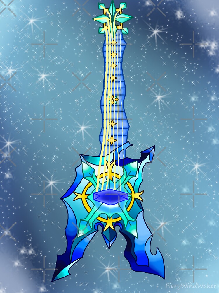 "Keyblade Guitar #20 - Diamond Dust" Sticker for Sale by FieryWindWaker ...