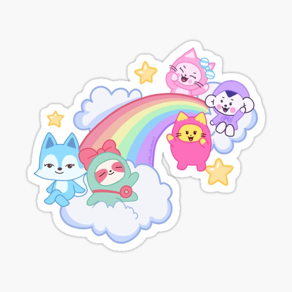 " ITZY (WDZY) All Members (Pride) Rainbow " Sticker for Sale by ...