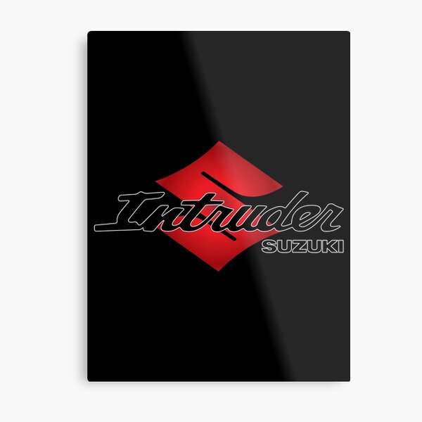 "Suzuki Intruder Logo" Metal Print for Sale by MOON--STONE | Redbubble