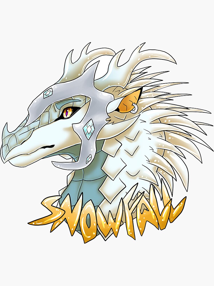 "Snowfall Sticker- Wings of Fire Sticker" Sticker for Sale by Tigerli1y ...