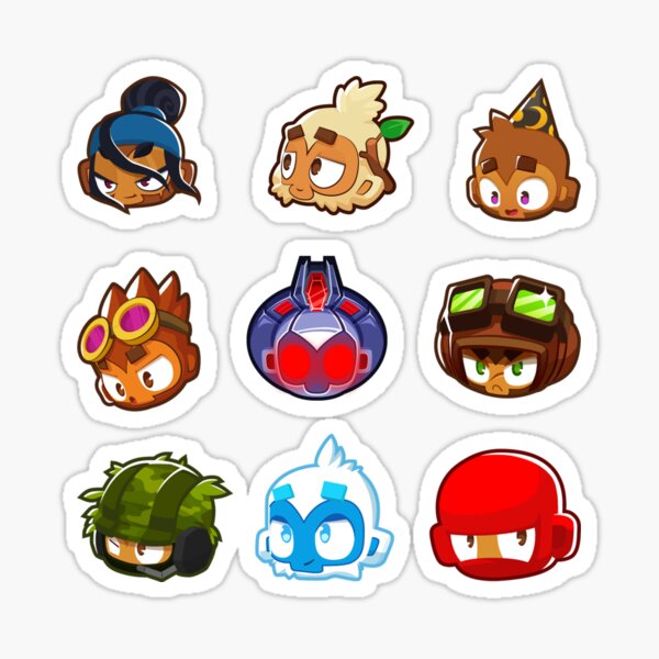 "Btd 6 For Best Kids Pack" Sticker for Sale by Erina-Tayna | Redbubble