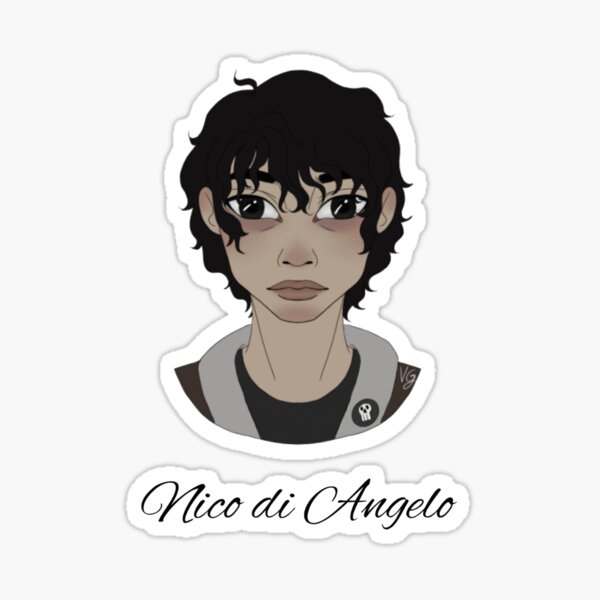 "Nico di Angelo" Sticker for Sale by RiordanverseG | Redbubble