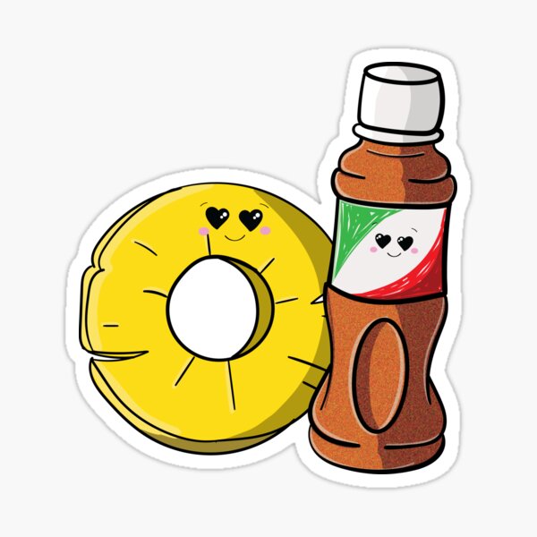 "Piña y Tajin" Sticker for Sale by LexyVasquez | Redbubble