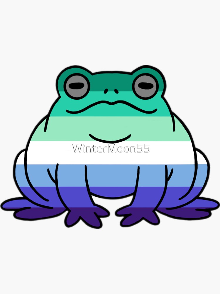 "Gay MLM frog" Sticker for Sale by WinterMoon55 | Redbubble