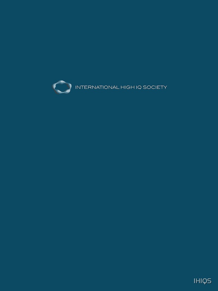 "International High IQ Society - Logo Blue" Graphic T-Shirt for Sale by ...