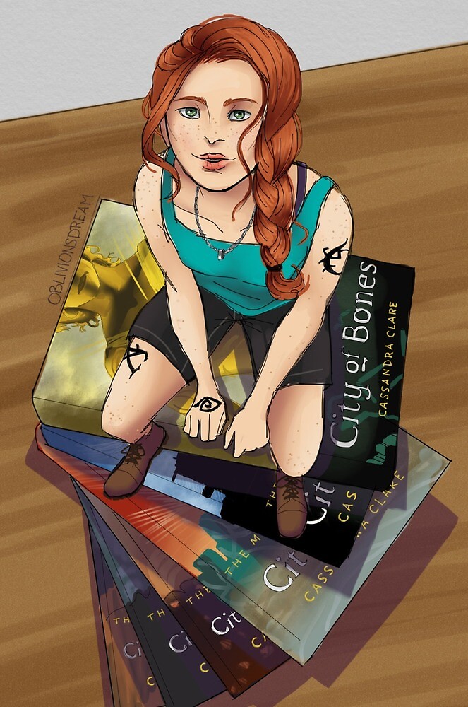 "Clary Fray- The Mortal Instruments" by Oblivionsdream | Redbubble