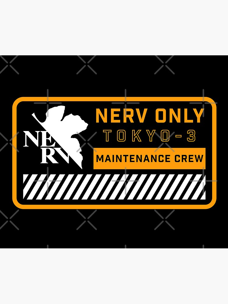 "Nerv Only Maintenance Crew White" Mouse Pad for Sale by Camilo ...