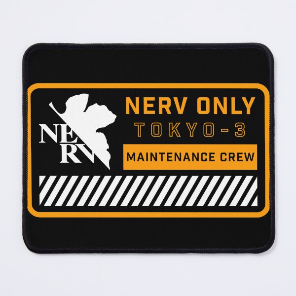 "Nerv Only Maintenance Crew White" Mouse Pad for Sale by Camilo ...