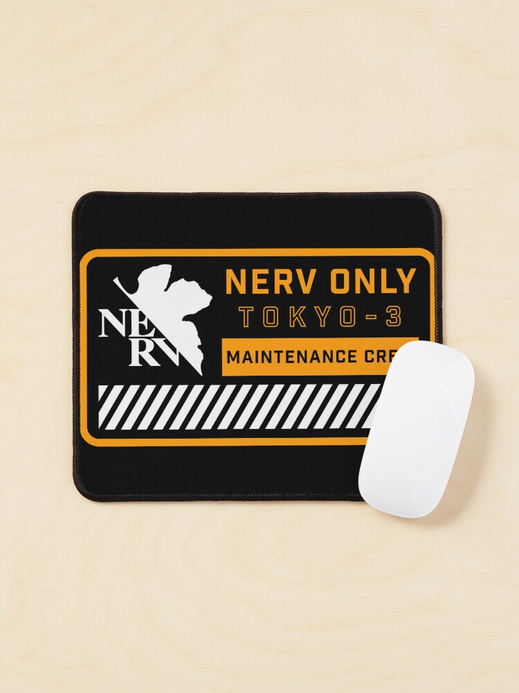 "Nerv Only Maintenance Crew White" Mouse Pad for Sale by Camilo ...