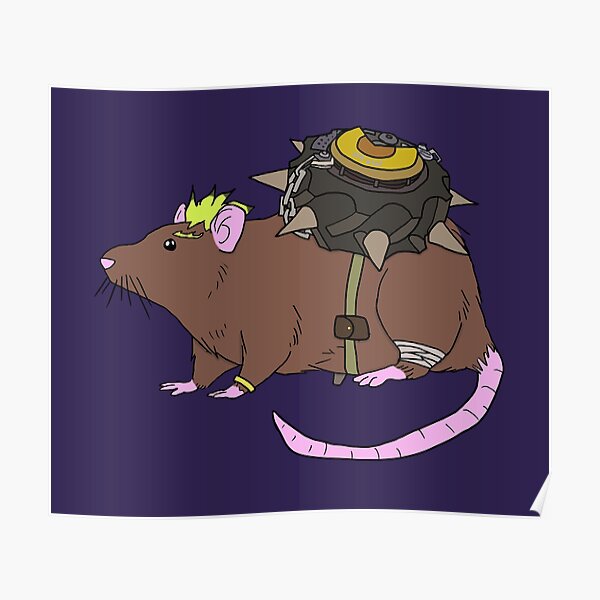 "Explosive Rat" Poster by spiderboom | Redbubble