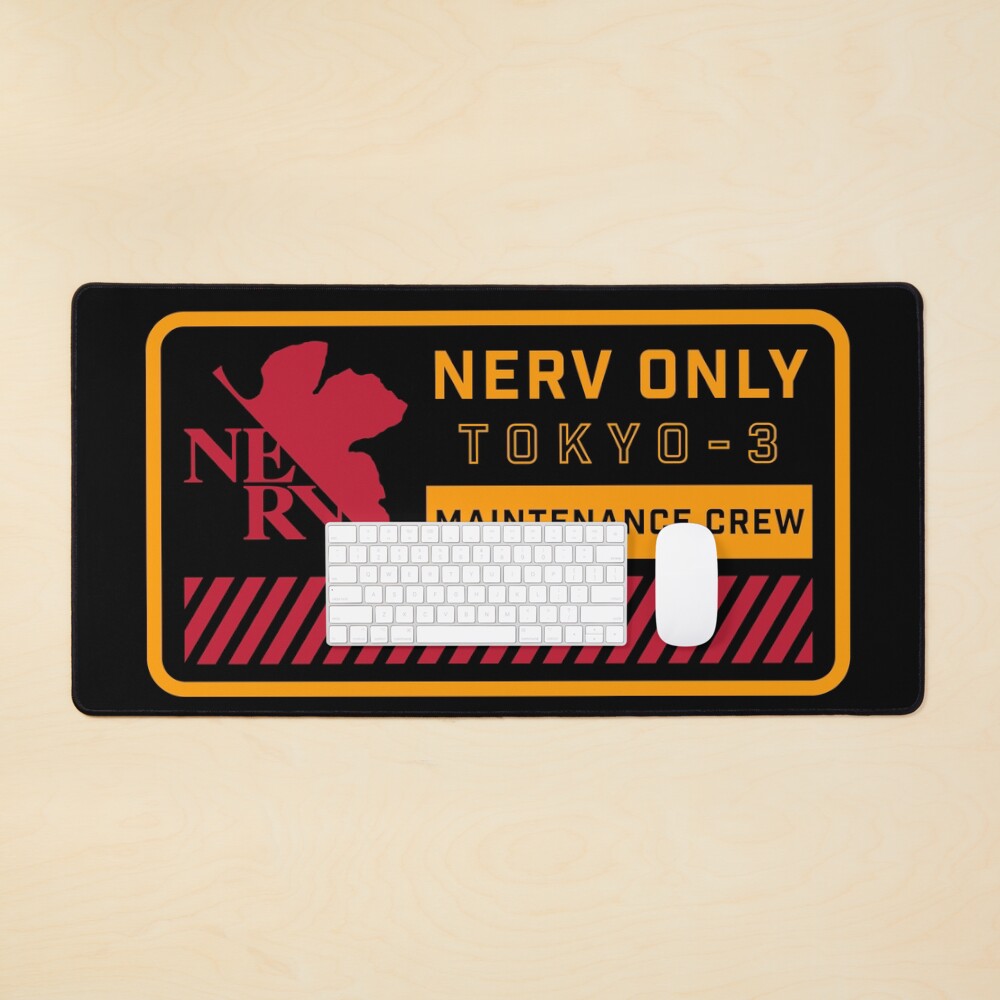 "Nerv Only Maintenance Crew White" Sticker for Sale by Rankeaocm ...