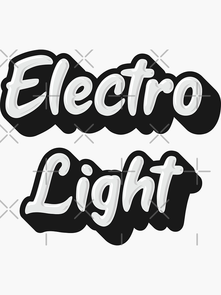 "Electro Light" Sticker for Sale by sonnycosmics | Redbubble