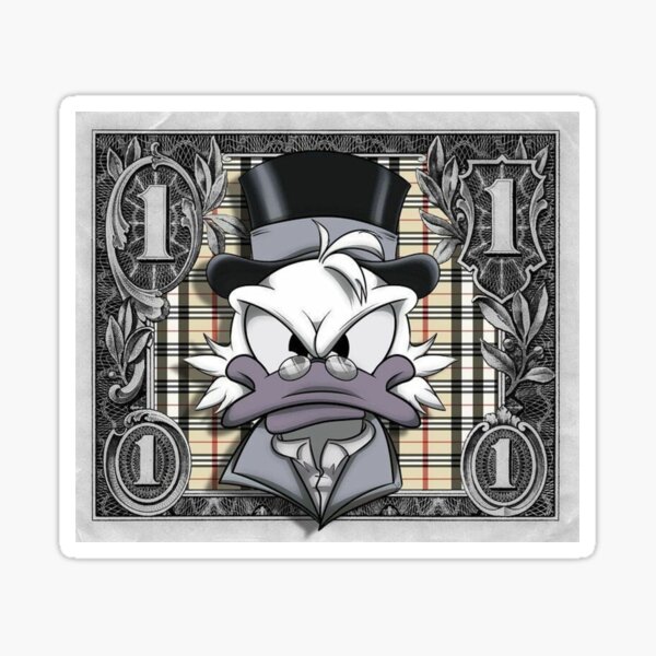 "Scrooge McDuck" Sticker for Sale by GEK-NERD | Redbubble