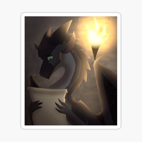 "Wings of Fire - Starflight" Sticker for Sale by MysticalPlazma | Redbubble