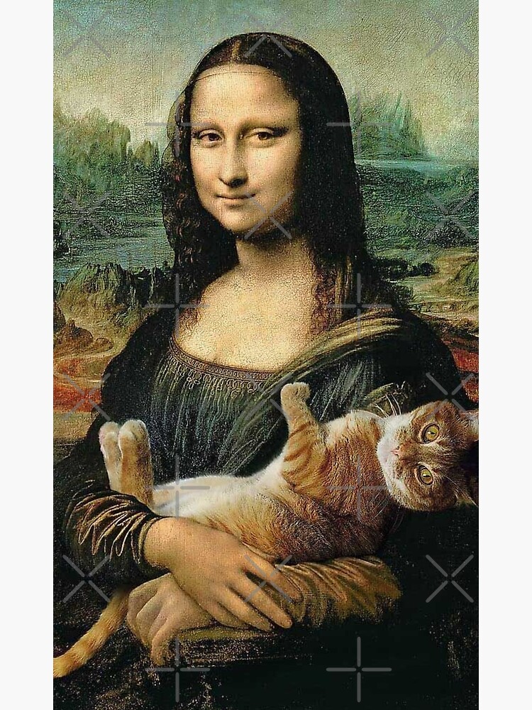 "Leonardo da Vinci Mona Lisa cat" Poster for Sale by G-otom | Redbubble