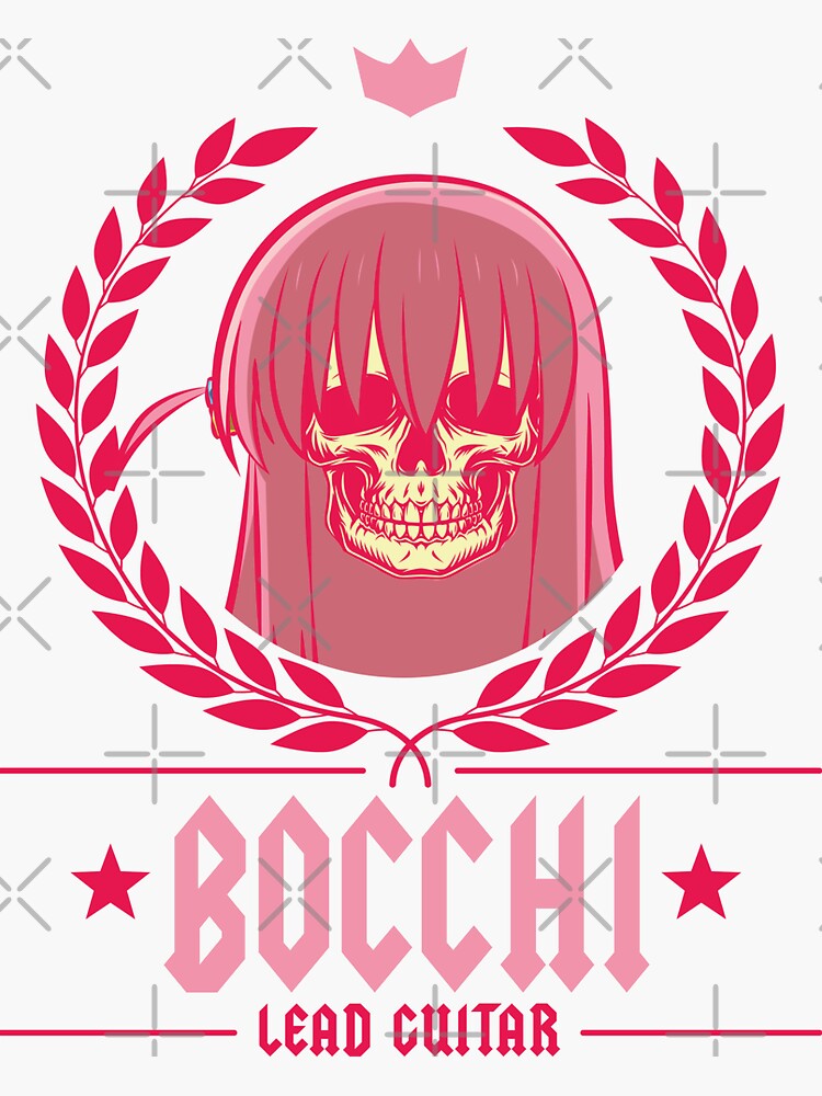 "BOCCHI THE ROCK!: BOCCHI LEAD GUITAR" Sticker for Sale by FunGangStore ...