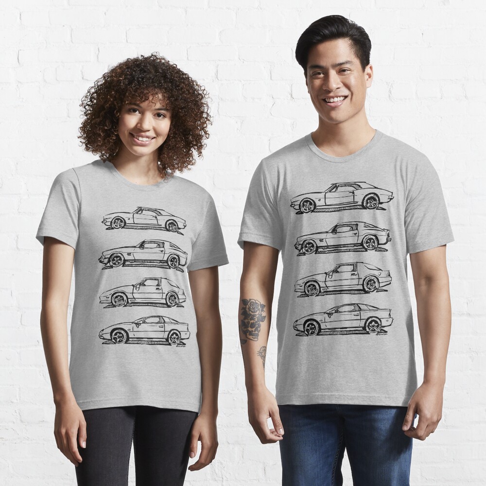 "Camaro Generations" T-shirt for Sale by robert1117 | Redbubble ...