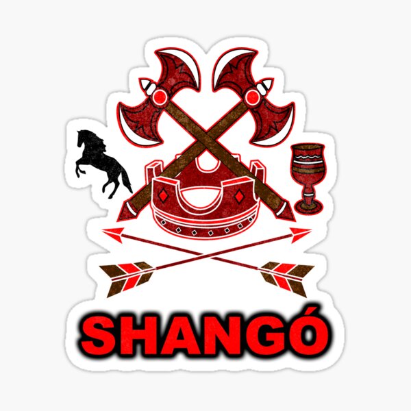 "Shango" Sticker for Sale by Korvus78 | Redbubble