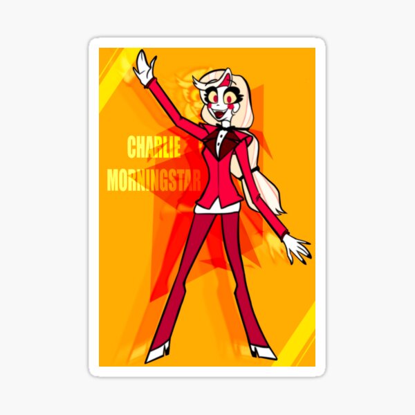 "Charlie Morningstar from Hazbin Hotel" Sticker for Sale by AriaArts ...