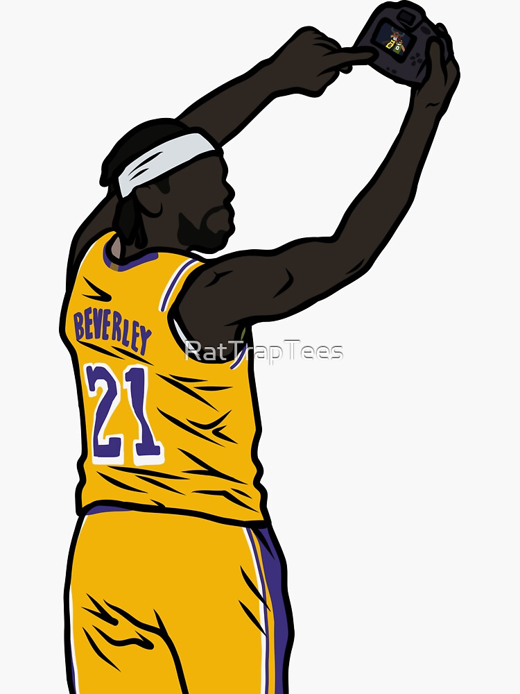 "Pat Bev and His Camera vs The Refs" Sticker for Sale by RatTrapTees ...