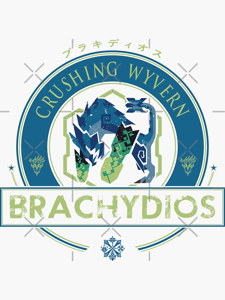 "BRACHYDIOS - ELITE EDITION" Sticker for Sale by EscanV | Redbubble