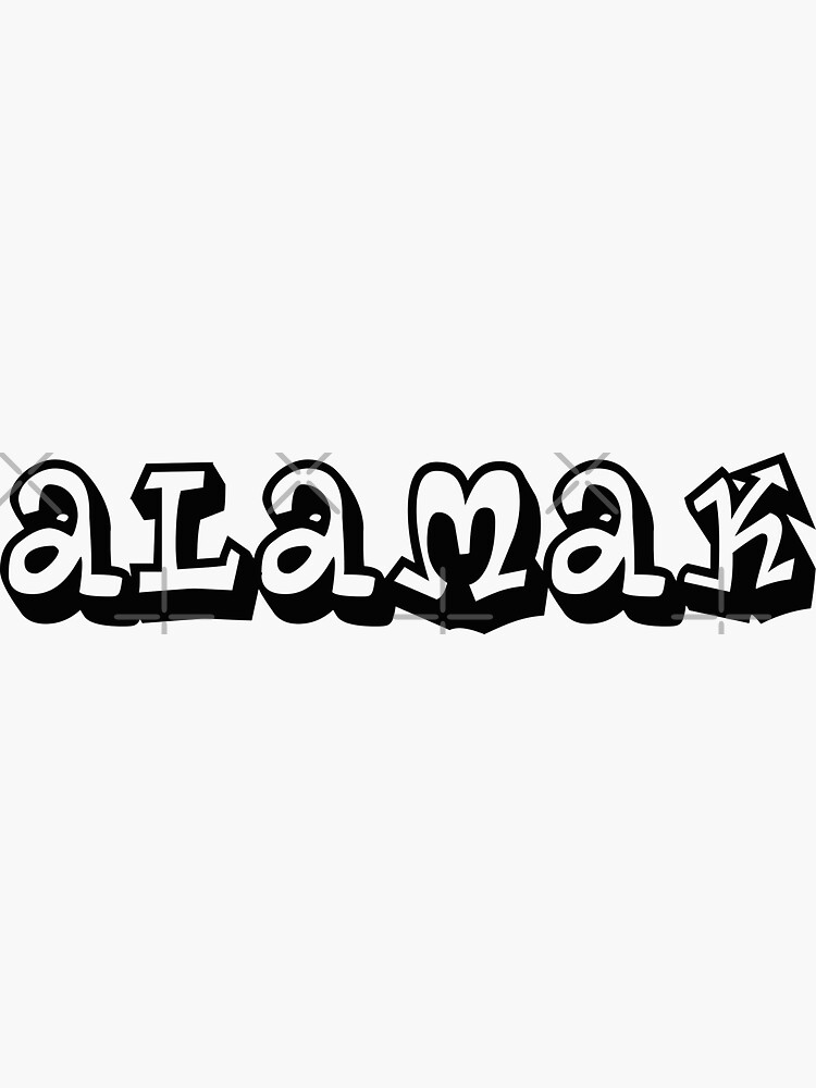 "Alamak " Sticker for Sale by UniqueDesignHub | Redbubble