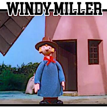 "Camberwick Green Windy Miller" Essential T-Shirt for Sale by ...