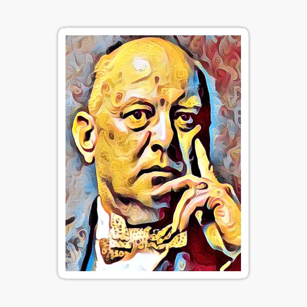 "Aleister Crowley The Great Beast of Thelema painted impressionist ...
