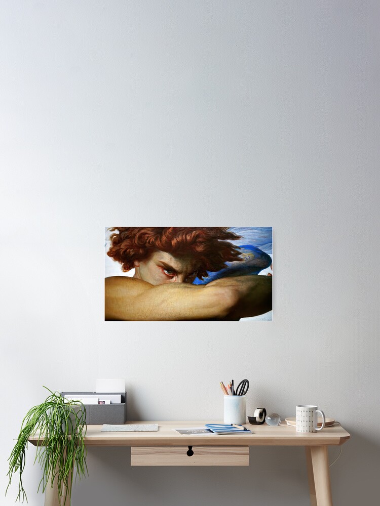 Famosa Pintura De Lucifer Lámina Enmarcada For Sale Con La Obra