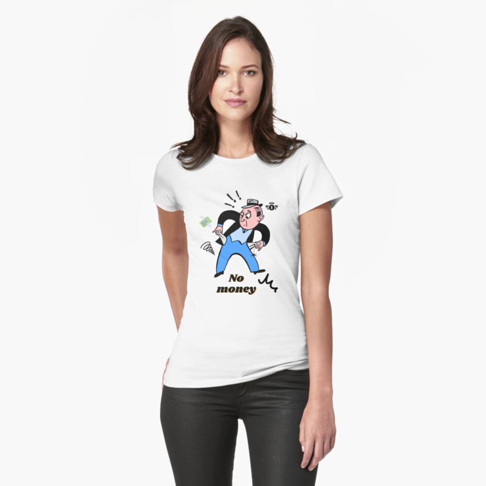 "No money" Sticker by DaDi Mira | Redbubble