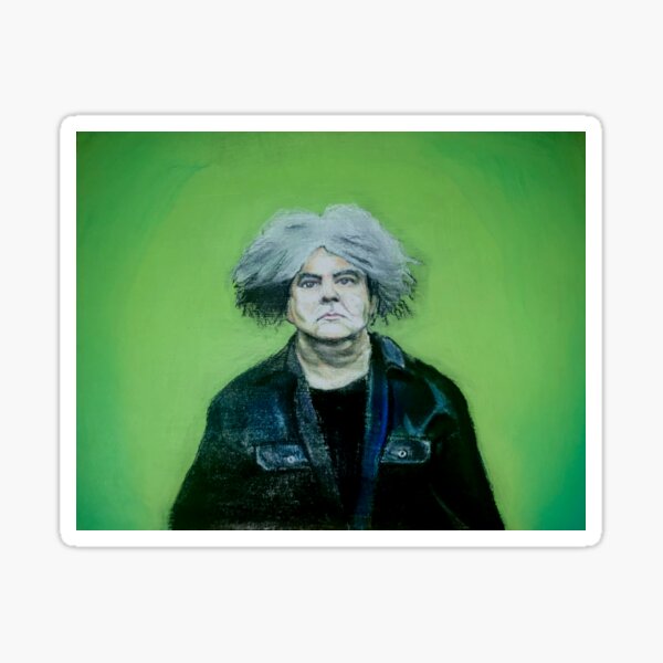 "King Buzzo" Sticker for Sale by haleyyariwonart | Redbubble