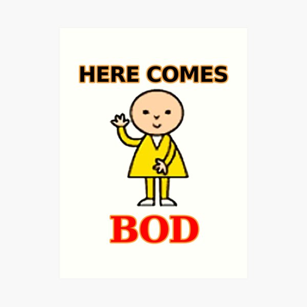 "Bod Cartoon from Seventies Kids TV" Art Print for Sale by markstones ...