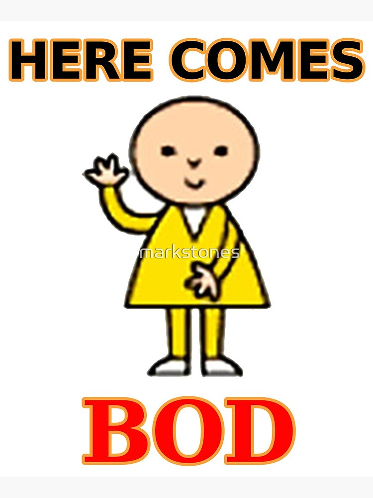 "Bod Cartoon from Seventies Kids TV" Art Print for Sale by markstones ...