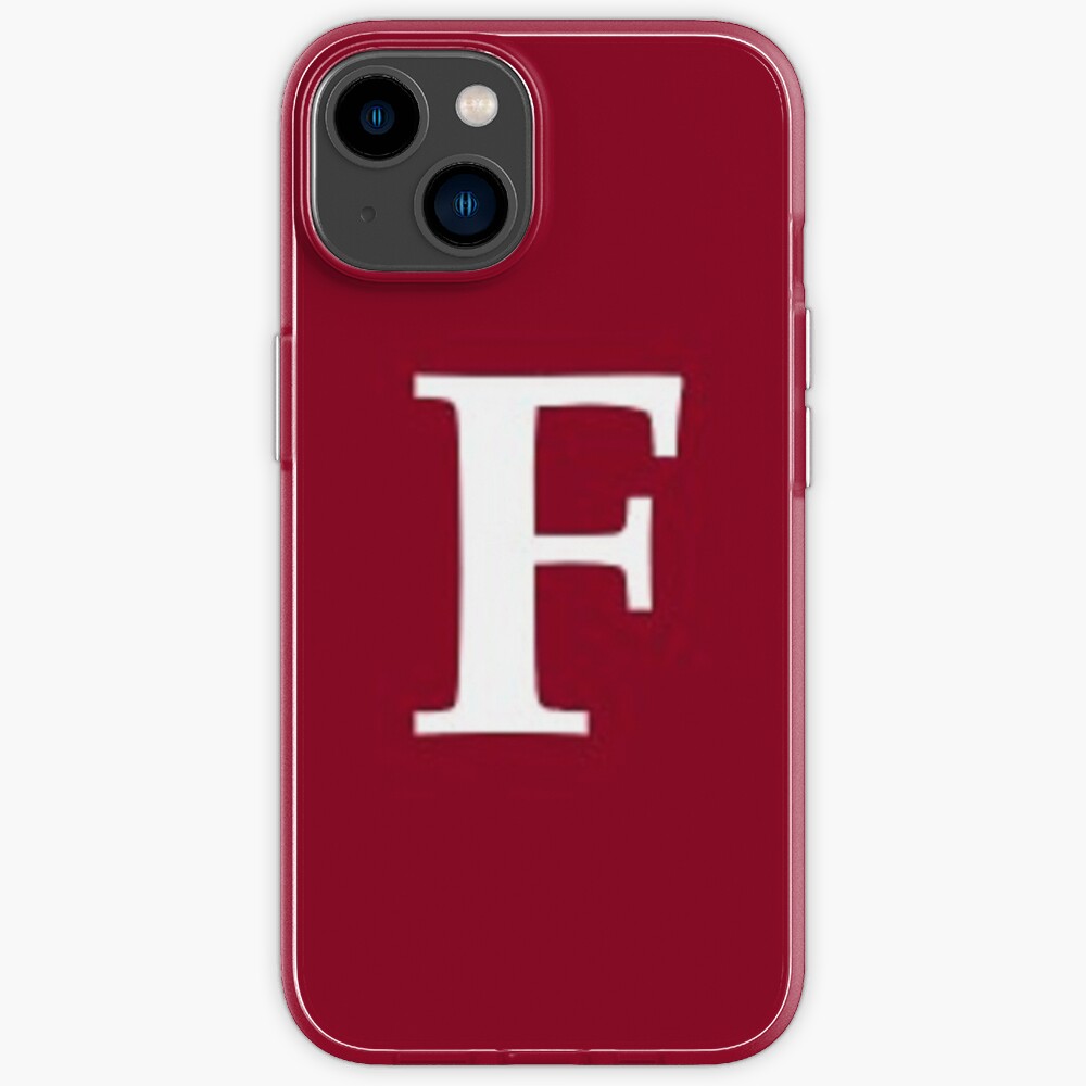 "Letter F maroon" iPhone Case for Sale by dinelson | Redbubble