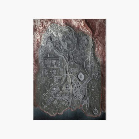 "Verdansk Warzone - Verdansk Map" Art Board Print for Sale by jaggyboy ...