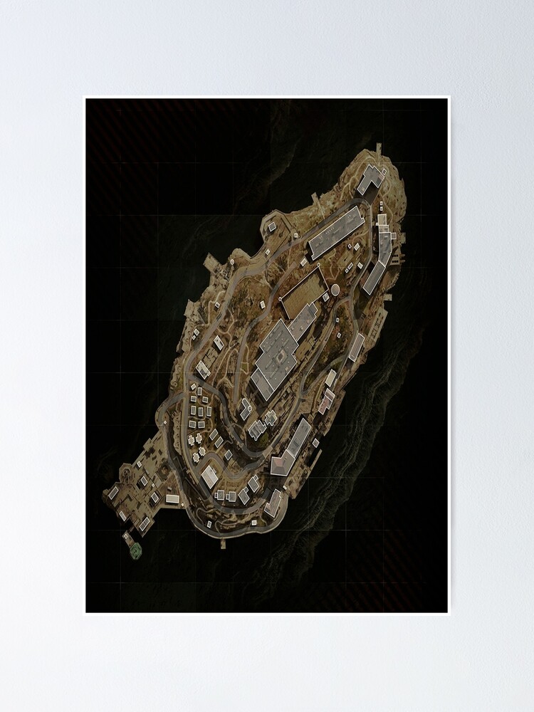 "Rebirth island Map - Verdansk Map - Caldera Map" Poster for Sale by ...