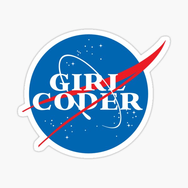 "Girl Coder" Sticker for Sale by MadEDesigns | Redbubble