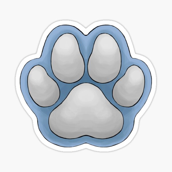 "Paw - Frosty" Sticker for Sale by Prof-Dr-Schande | Redbubble