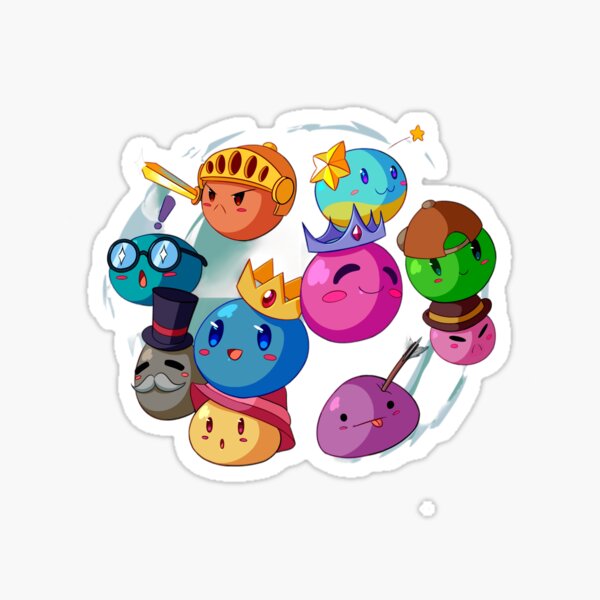 "Terraria Slimes" Sticker for Sale by keepo | Redbubble