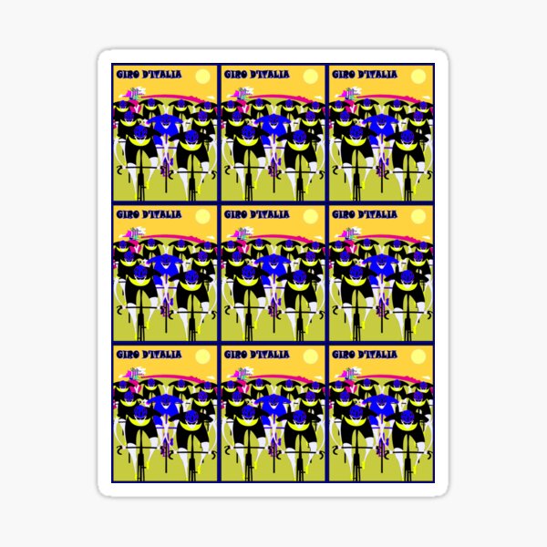 "GIRO D ITALIA : Abstract Surreal Collage Advertising Bicycle Racing ...