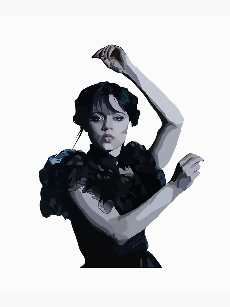 "Dancing Girl. Wednesday Addams Dance." Poster for Sale by 3frogstudio ...