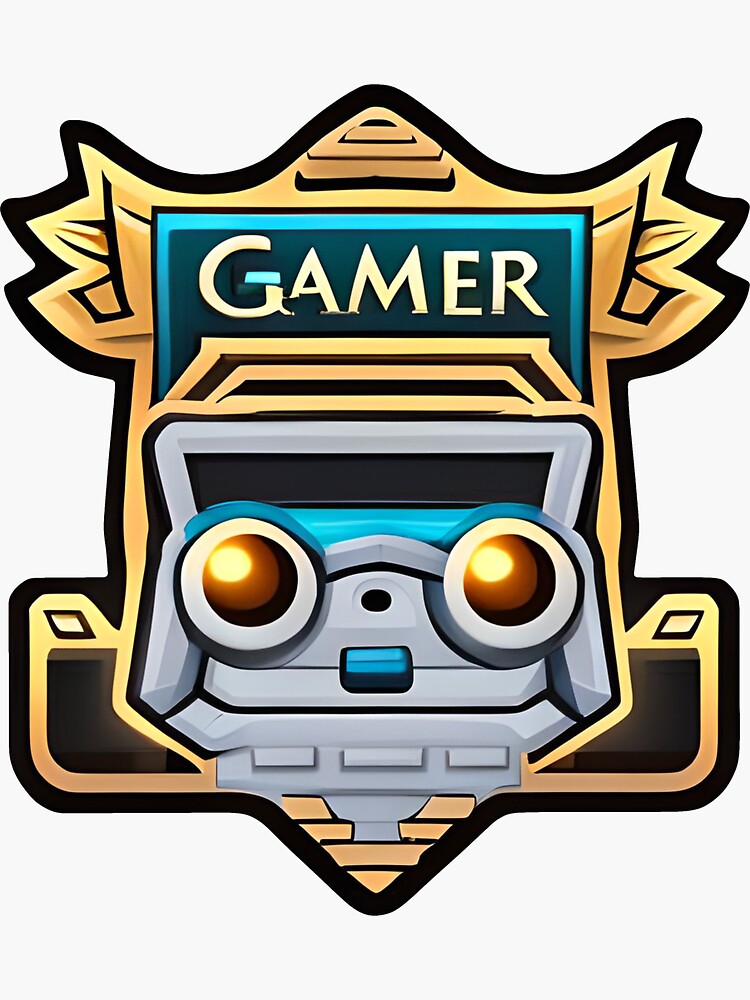 "Gamer Award" Sticker for Sale by StickerrWorld | Redbubble