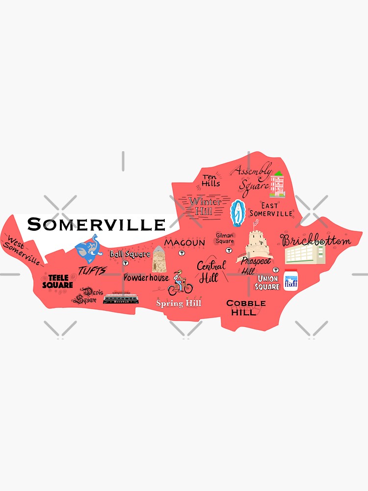 Somerville Boston Map