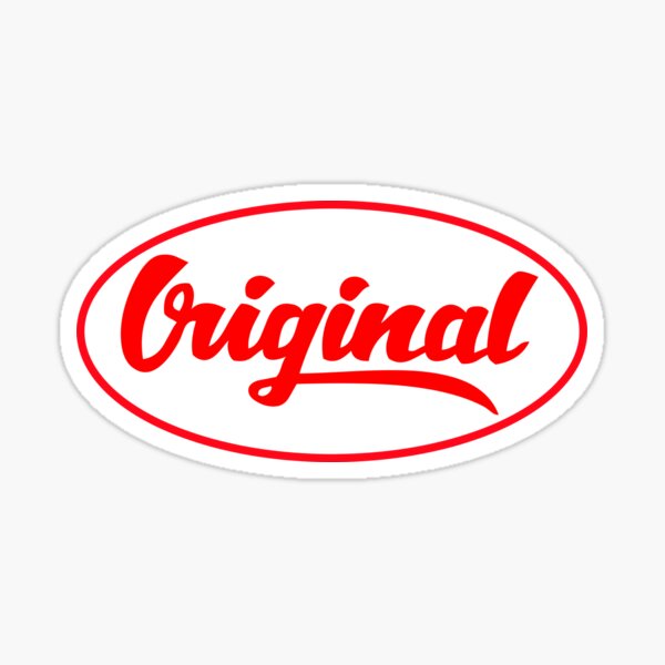 "Original" Sticker for Sale by figureofpeach | Redbubble