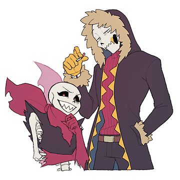 "Swapfell Red Brothers" Sticker for Sale by WAVE-nine | Redbubble